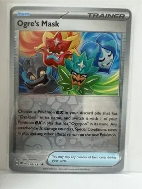 Pokemon | Toys | 225 Pokemon Pre Enprismatic Evolutions 18 Ogres Mask ...